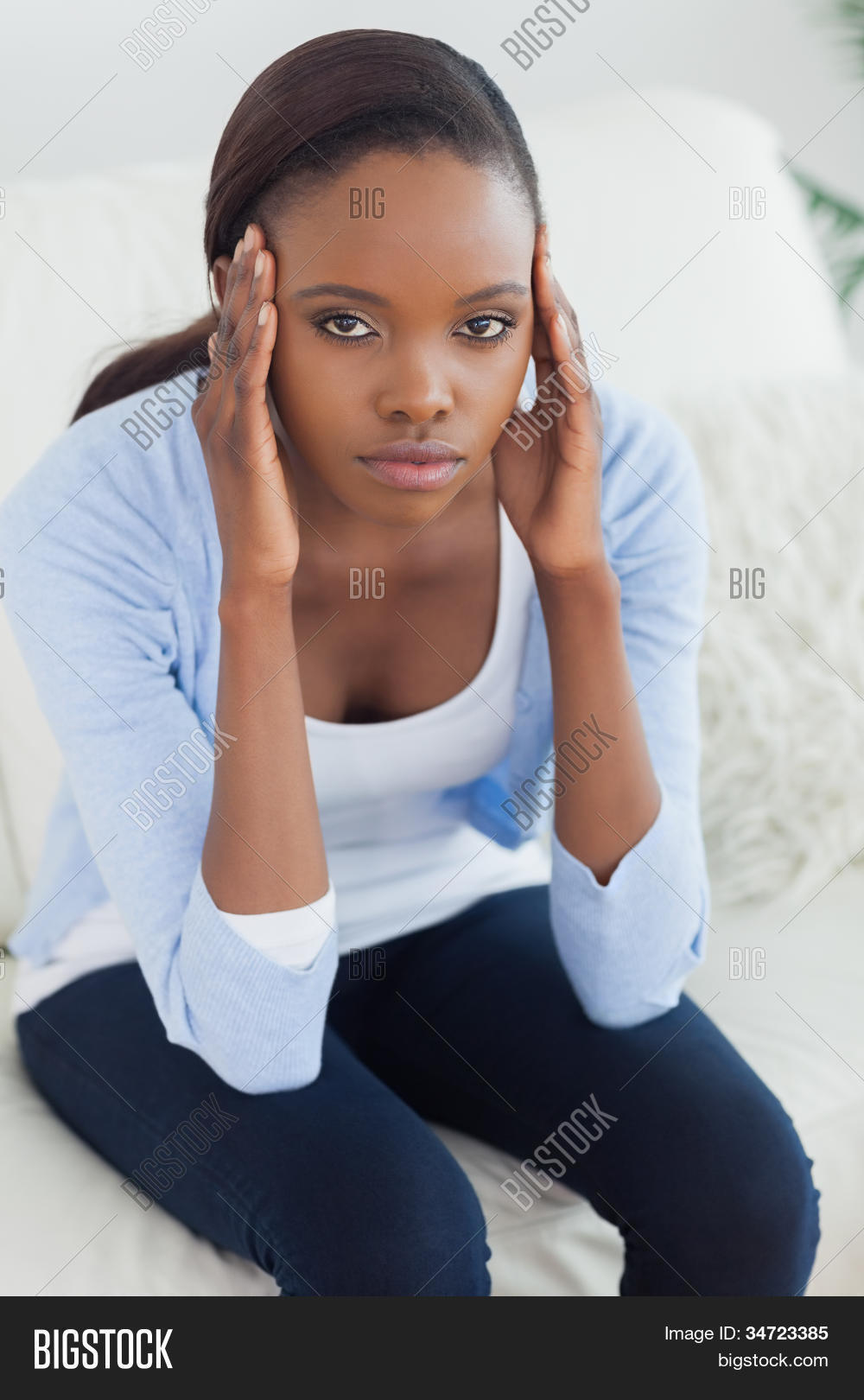 Black Woman Putting Image & Photo (Free Trial) | Bigstock