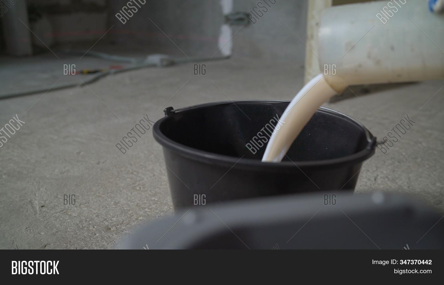 Worker Mixes Mixture Image & Photo (Free Trial) | Bigstock