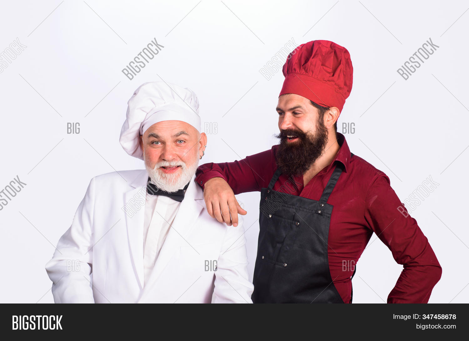 Two Chefs Cooking. Image & Photo (Free Trial) | Bigstock