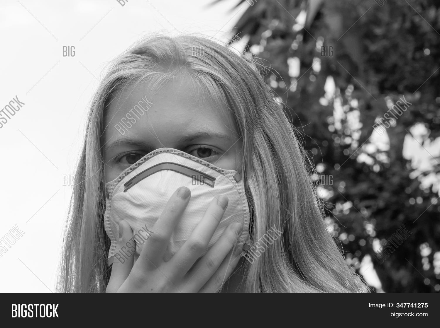 Blond Girl Wearing P2 Image & Photo (Free Trial) | Bigstock