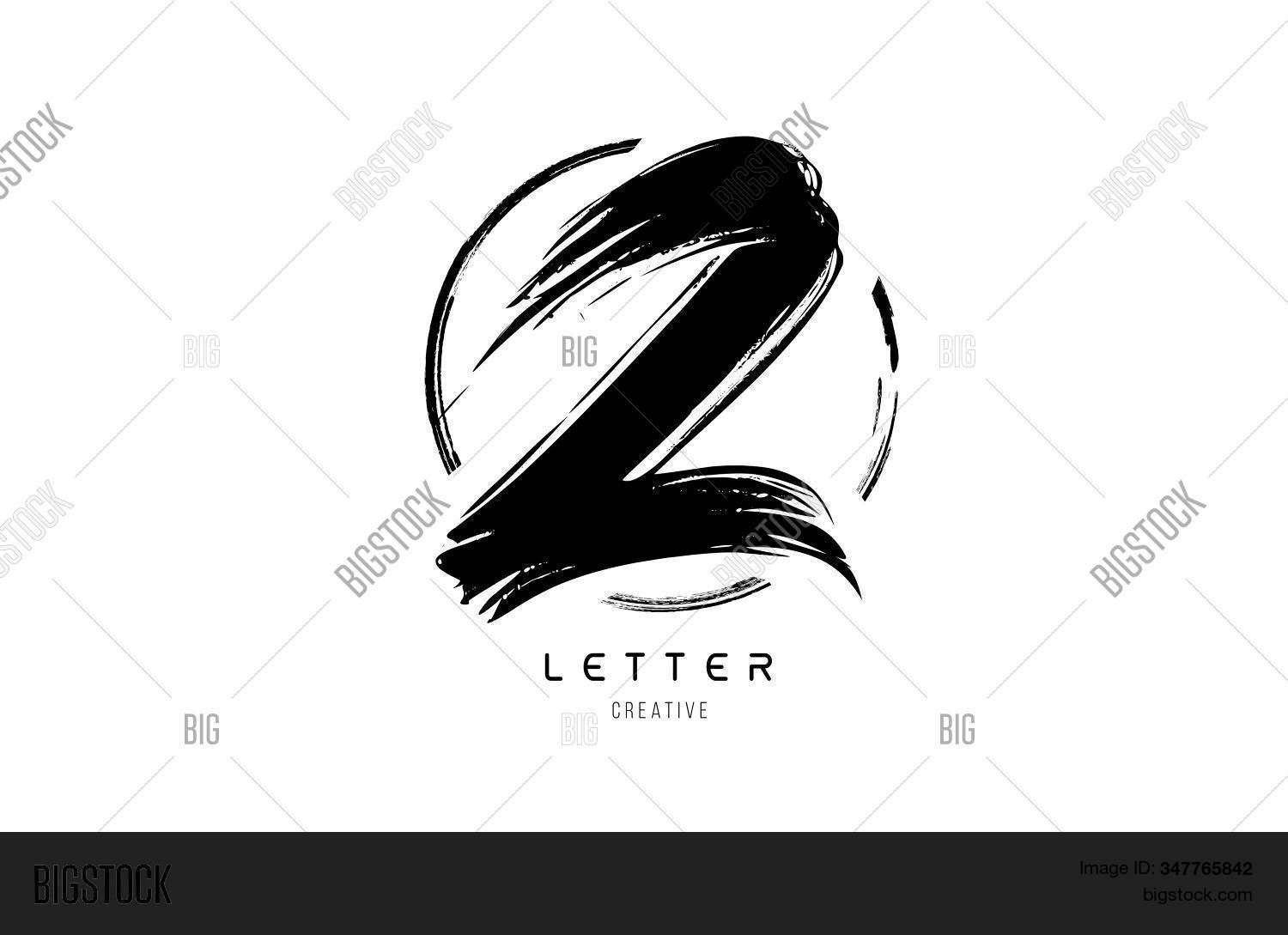 Handwritten Grunge Z Vector & Photo (Free Trial) | Bigstock