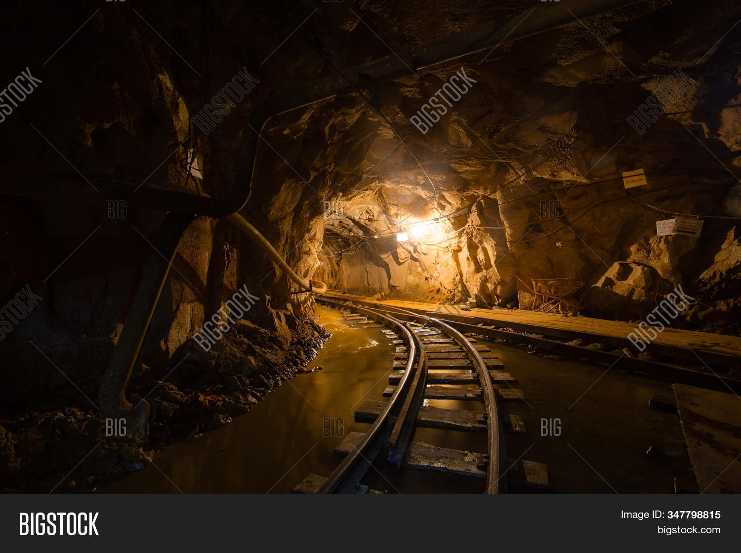 Underground Gold Mine Image & Photo (Free Trial) | Bigstock