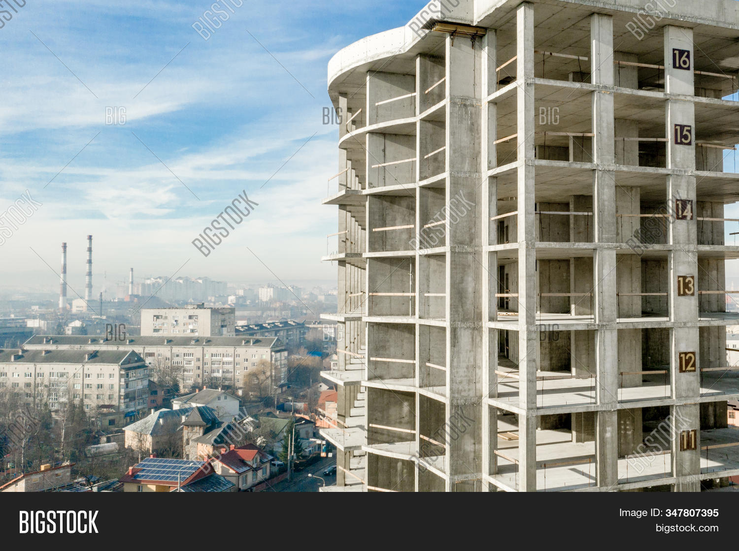 Aerial View Concrete Image & Photo (Free Trial) | Bigstock