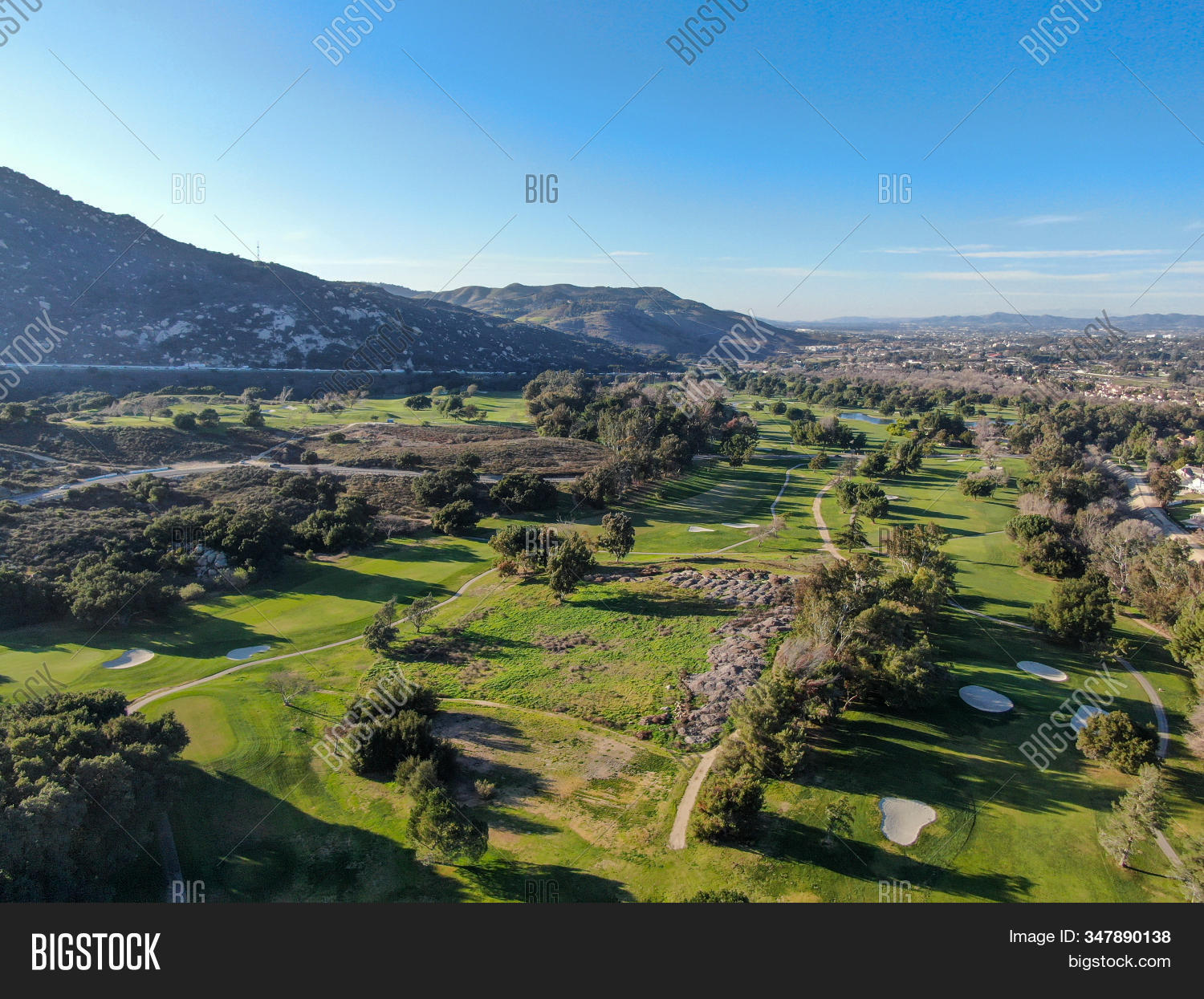 Aerial View Golf Image & Photo (Free Trial) | Bigstock