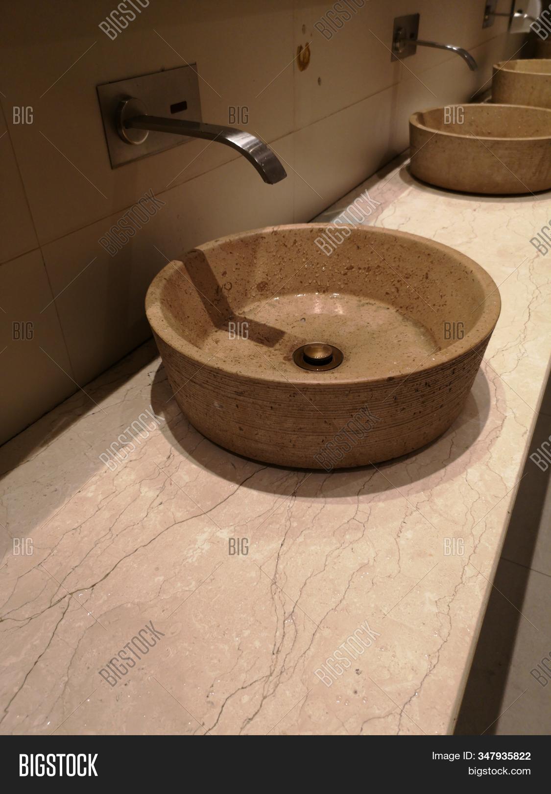 Wash Basin Made Brown Image & Photo (Free Trial) | Bigstock