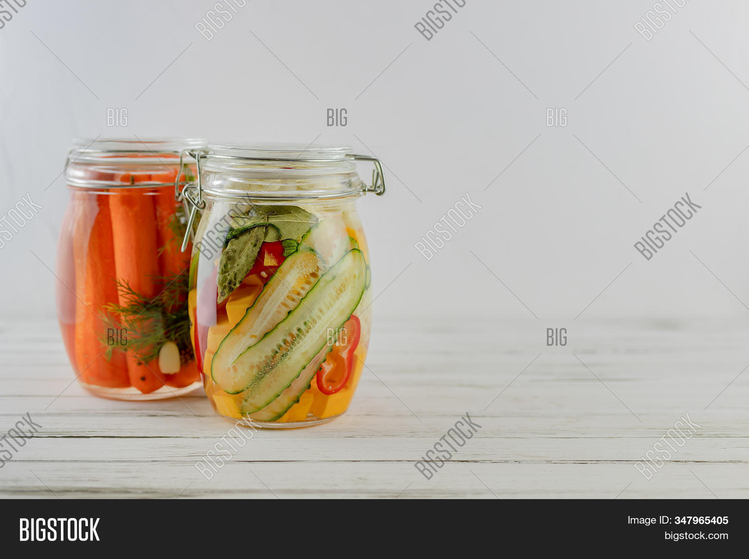 Two Glass Jars Image & Photo (Free Trial) | Bigstock