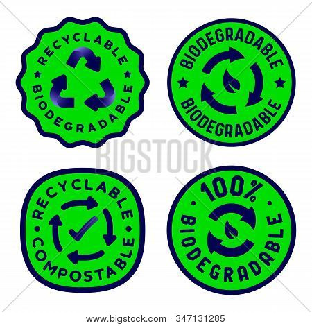 Biodegradable Label Vector & Photo (Free Trial) | Bigstock