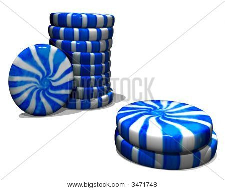 Blue Peppermint Candy Image & Photo (Free Trial) | Bigstock
