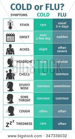 Infographics Cold Flu Vector & Photo (Free Trial) | Bigstock