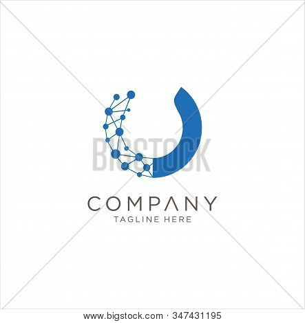 Letter U Tech Logo Vector & Photo (Free Trial) | Bigstock