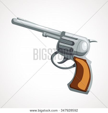 Cartoon Revolver Gun Vector & Photo (Free Trial) | Bigstock