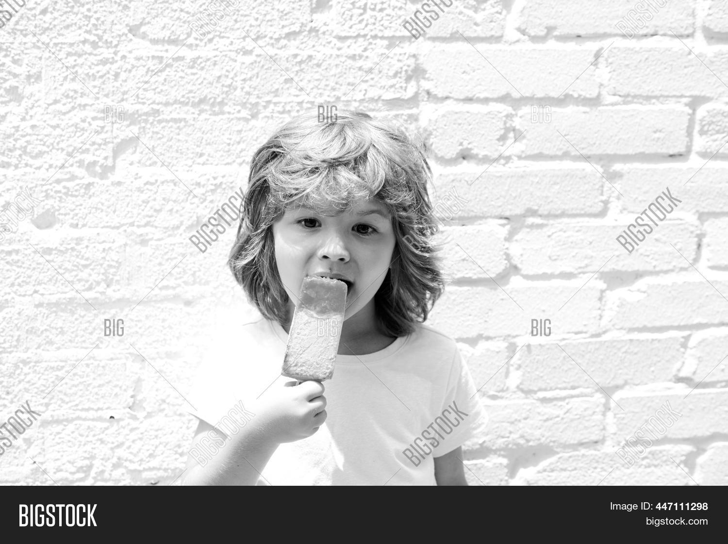 Kids Eating Ice Cream Image & Photo (Free Trial) | Bigstock