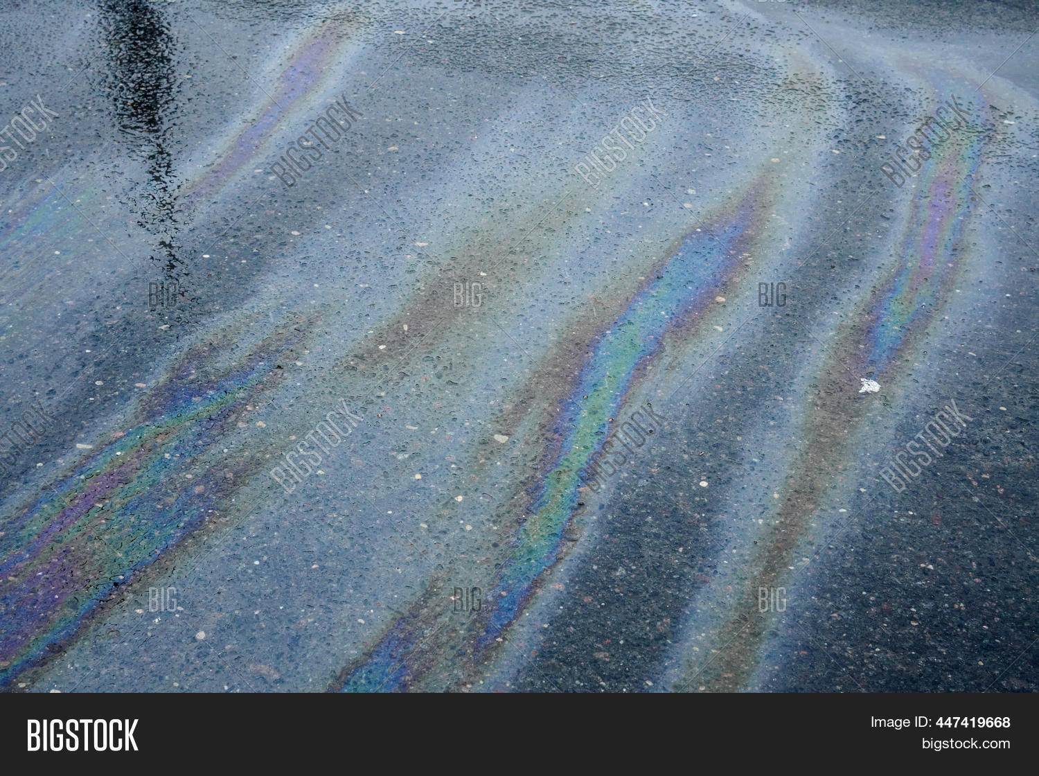 Oil Stain On Asphalt, Image & Photo (Free Trial) | Bigstock
