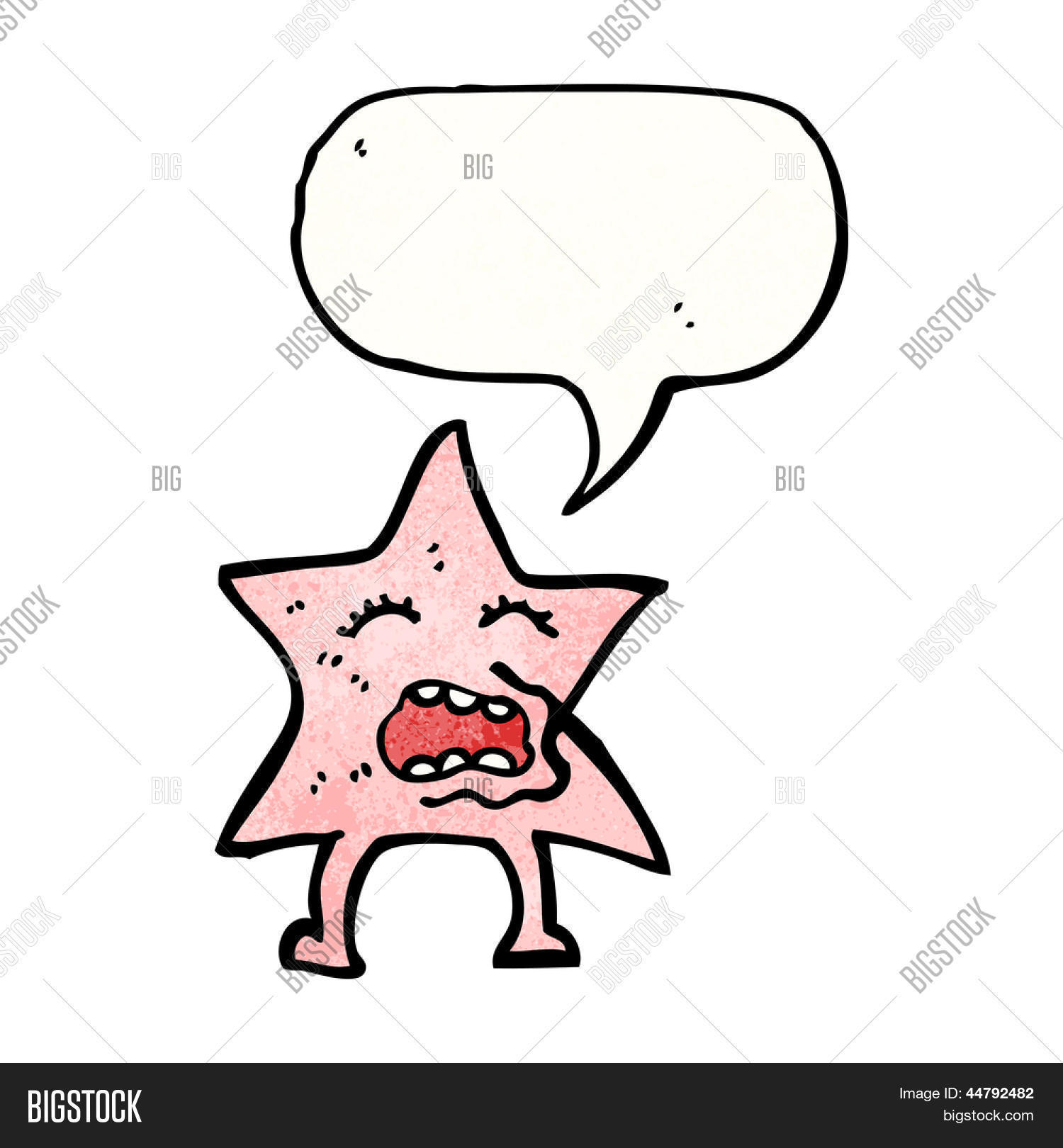 Cartoon Pink Star Image & Photo (Free Trial) | Bigstock