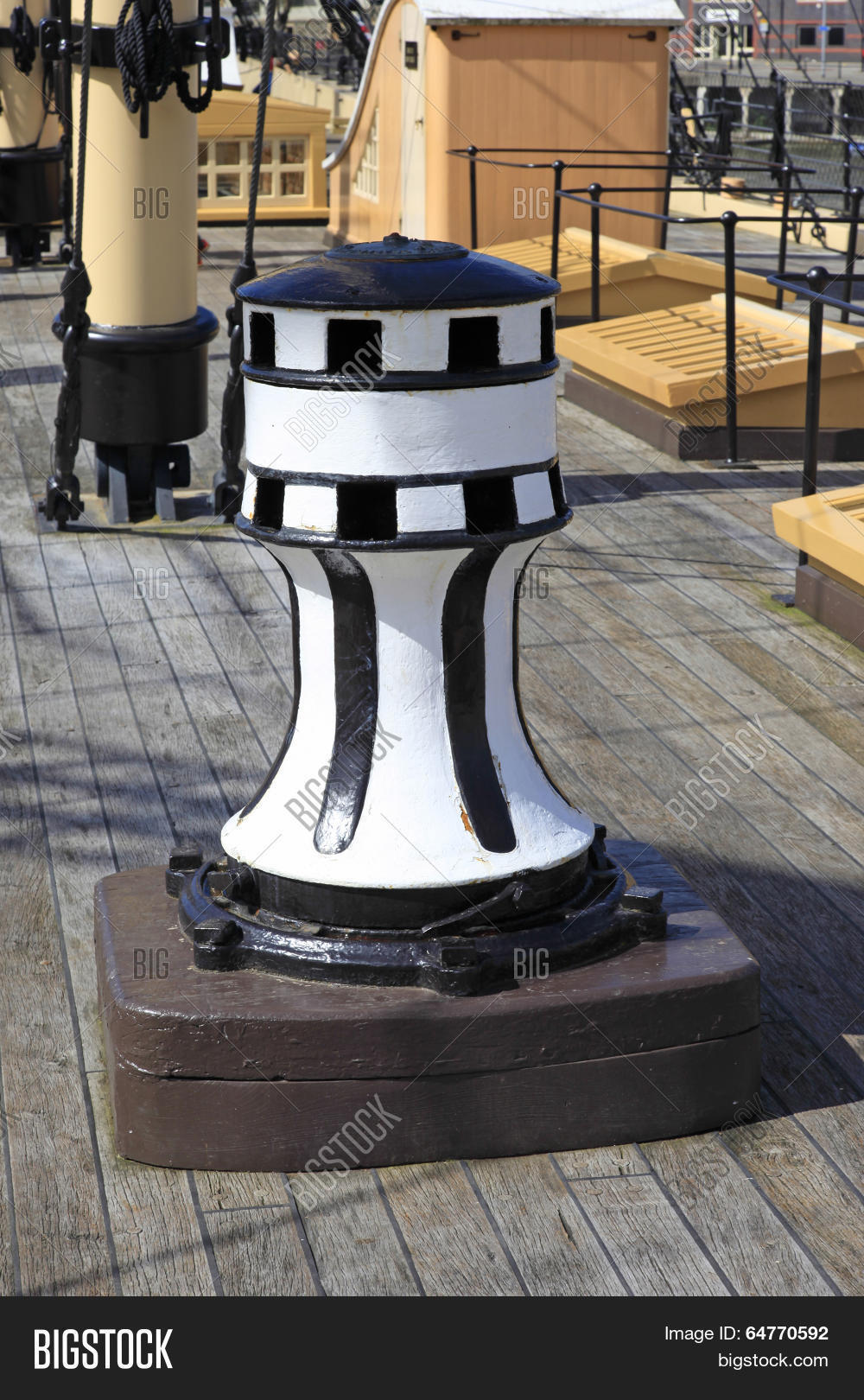 Old Ships Capstan Image & Photo (Free Trial) | Bigstock