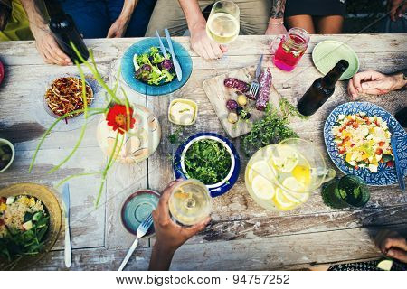 Food Table Healthy Image & Photo (Free Trial) | Bigstock