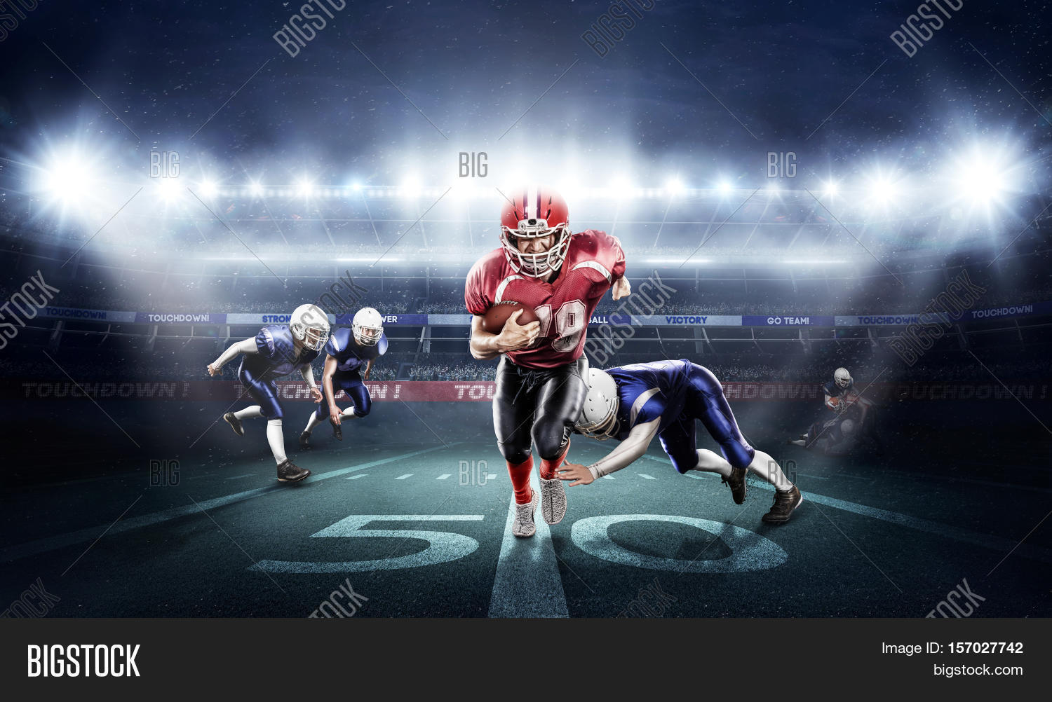 Young Football Players Image & Photo (Free Trial) | Bigstock