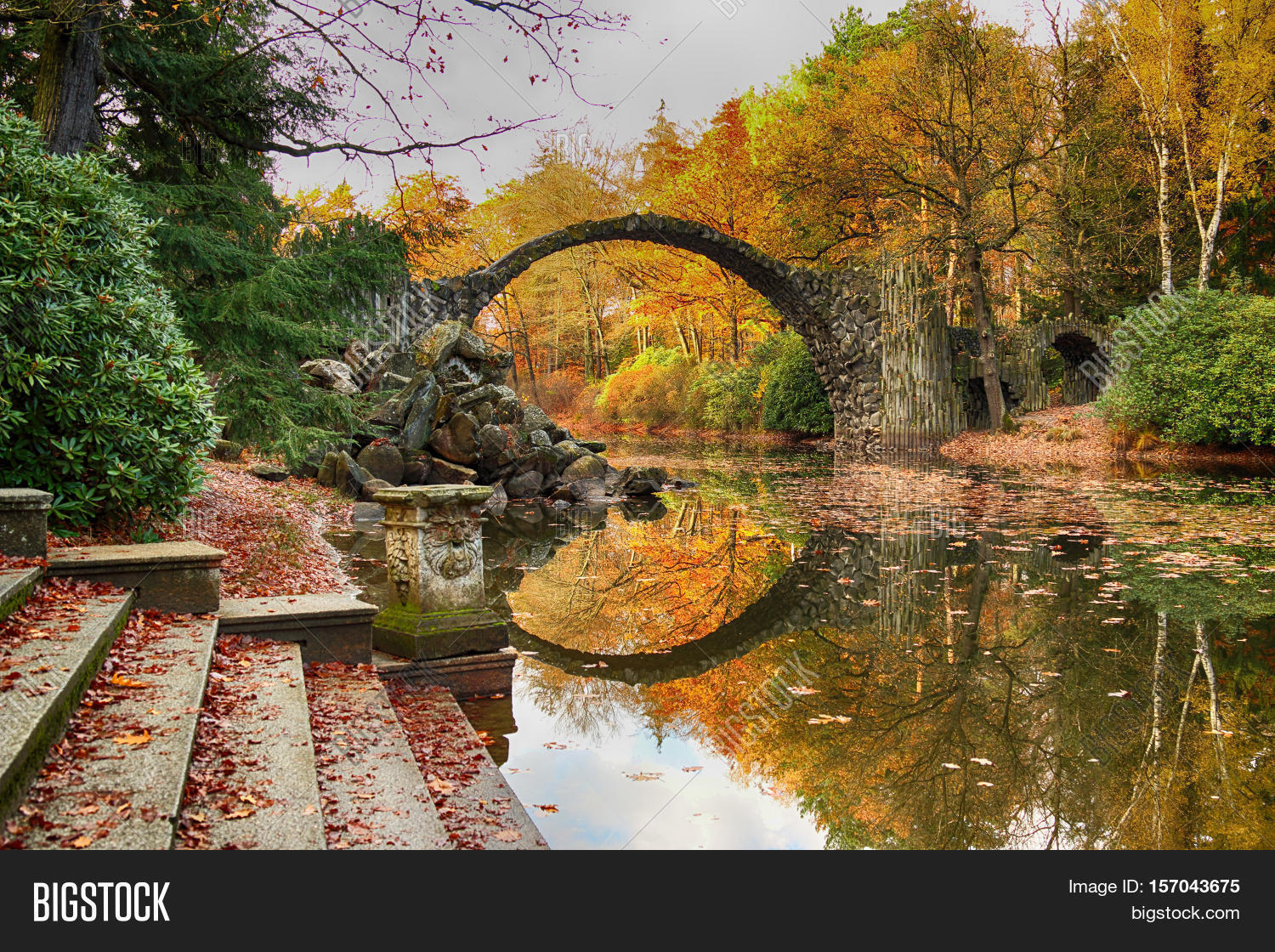 Rakotz Bridge ( Image & Photo (Free Trial) | Bigstock