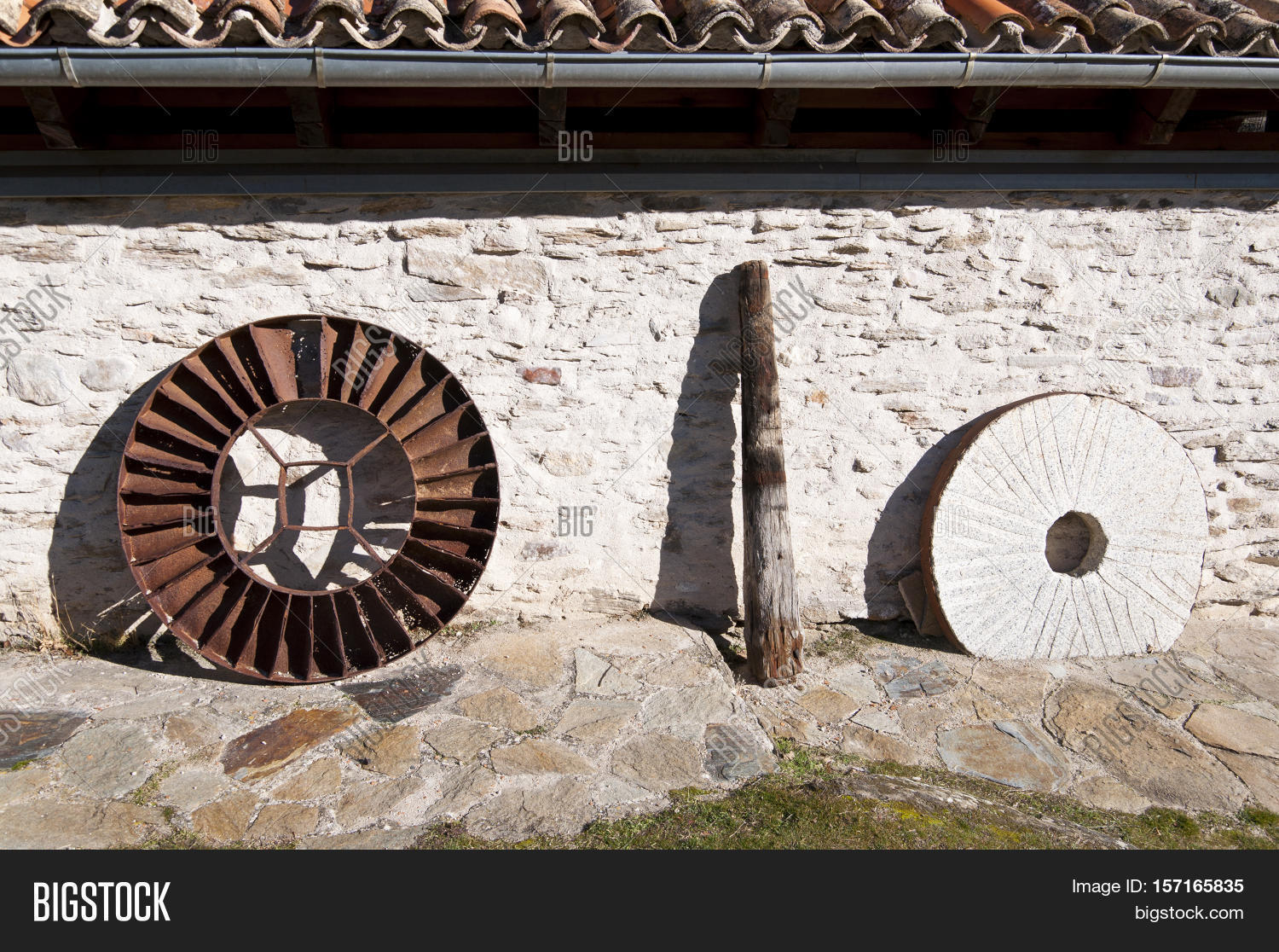 Waterwheel Wooden Axle Image & Photo (Free Trial) | Bigstock