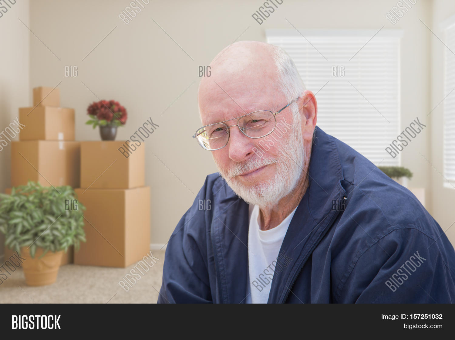 Senior Man Empty Room Image & Photo (Free Trial) | Bigstock