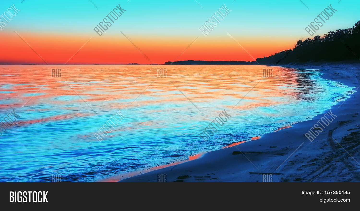 Sandy Shore Lake Image & Photo (Free Trial) | Bigstock