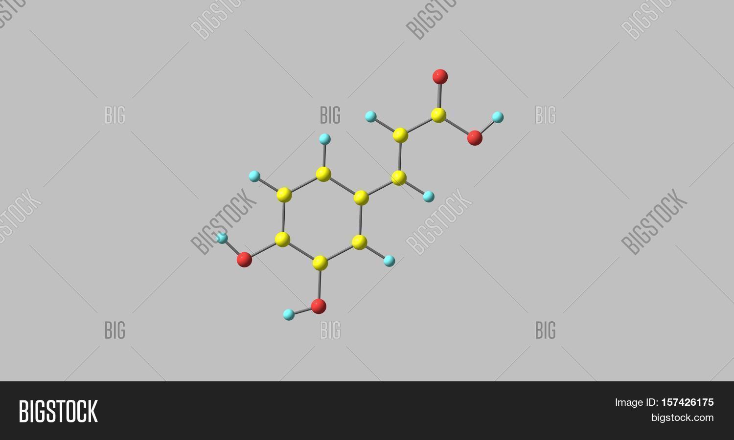 Caffeic Acid Organic Image And Photo Free Trial Bigstock