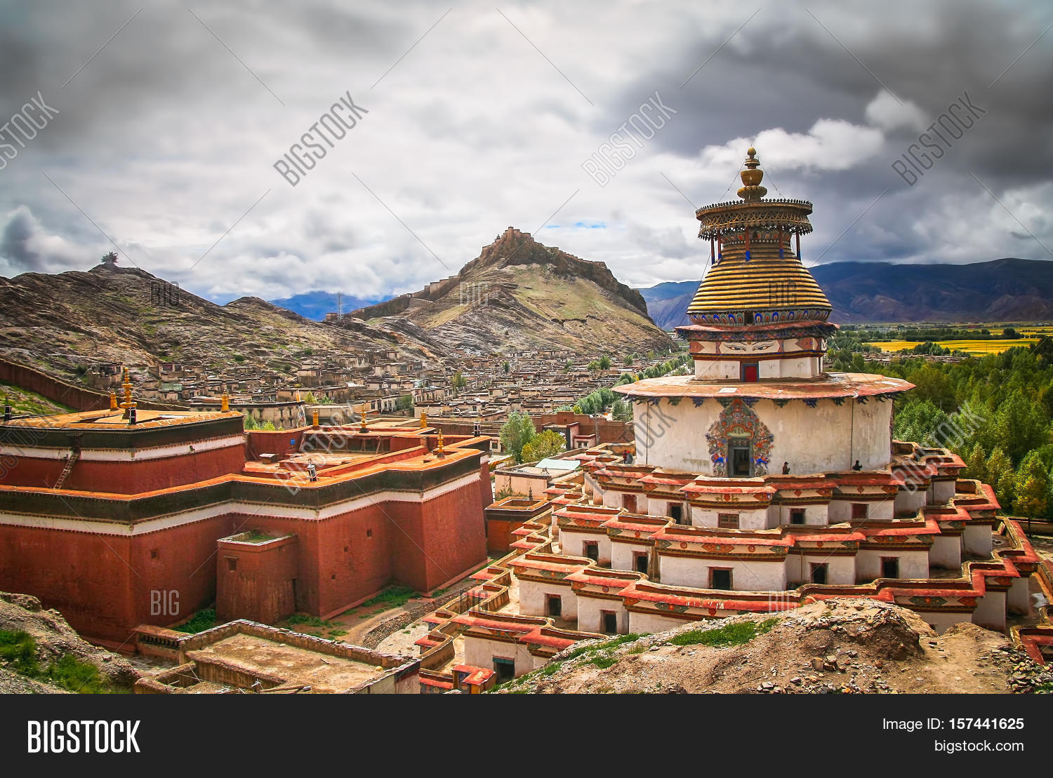 Buddhist Kumbum Image & Photo (Free Trial) | Bigstock