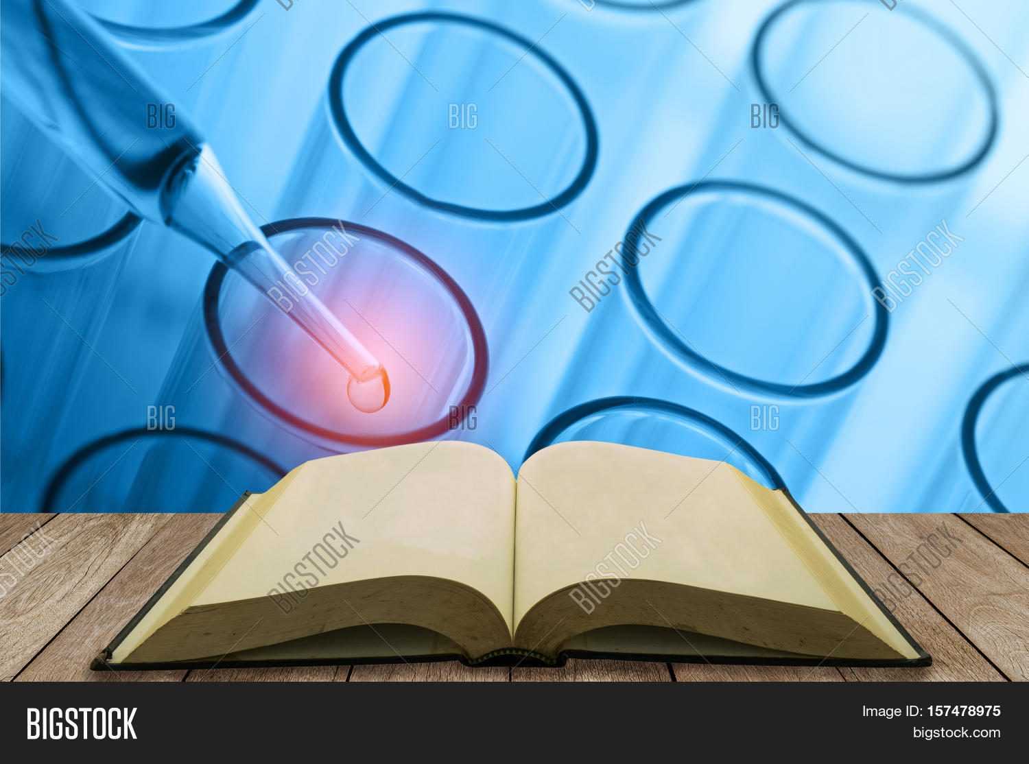 Open Book On Wooden Image & Photo (Free Trial) | Bigstock