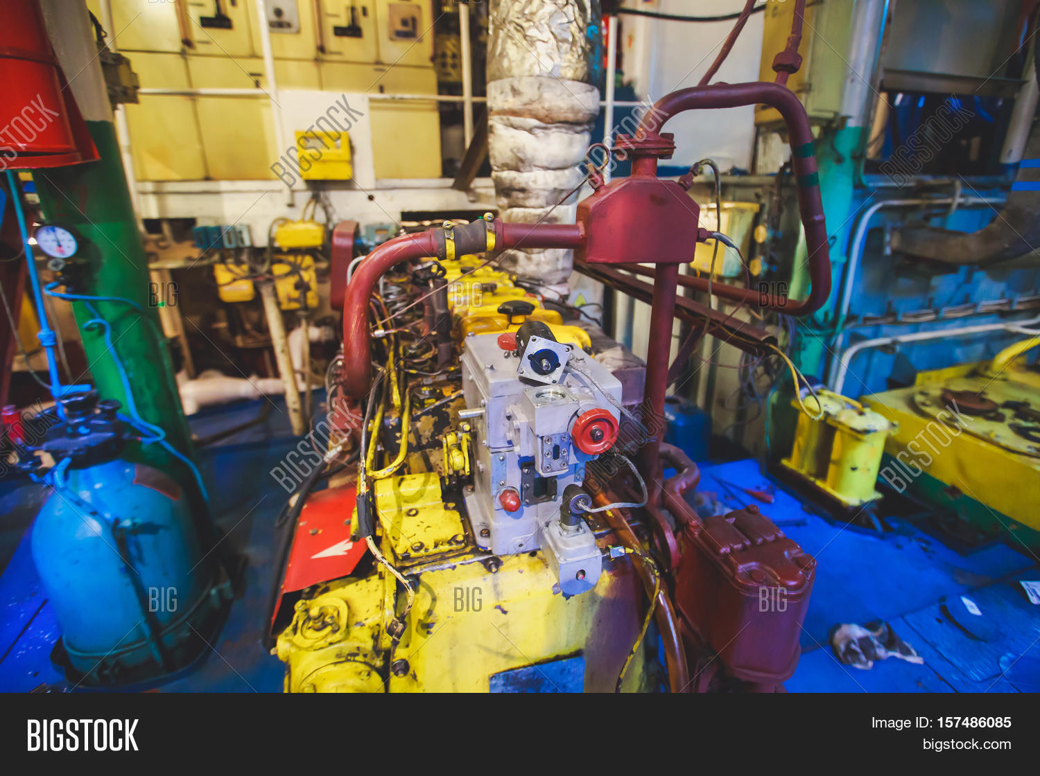 Engine Room On Cargo Image & Photo (Free Trial) | Bigstock Engine Room On Cargo Image & Photo (Free Trial) | Bigstock
