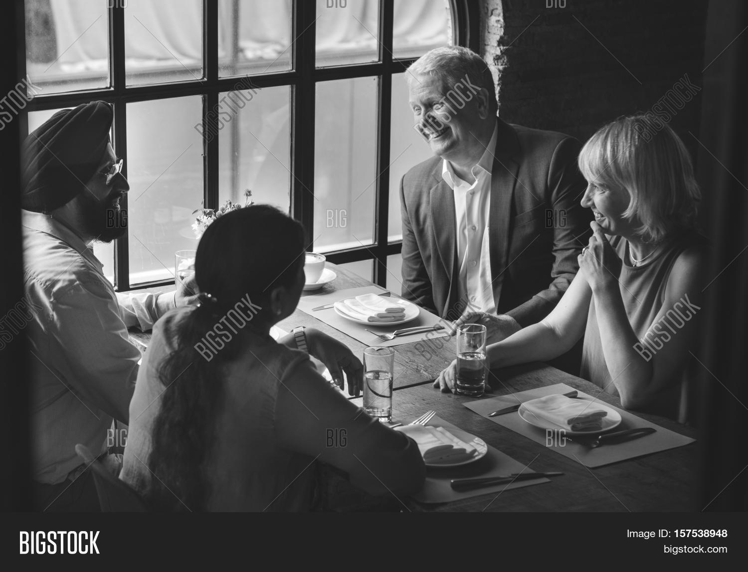 Business People Dining Image & Photo (Free Trial) | Bigstock