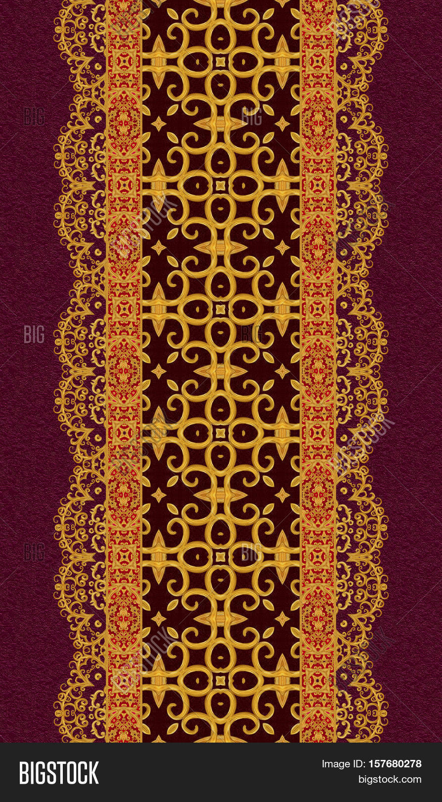 Vertical Floral Border Image & Photo (Free Trial) | Bigstock