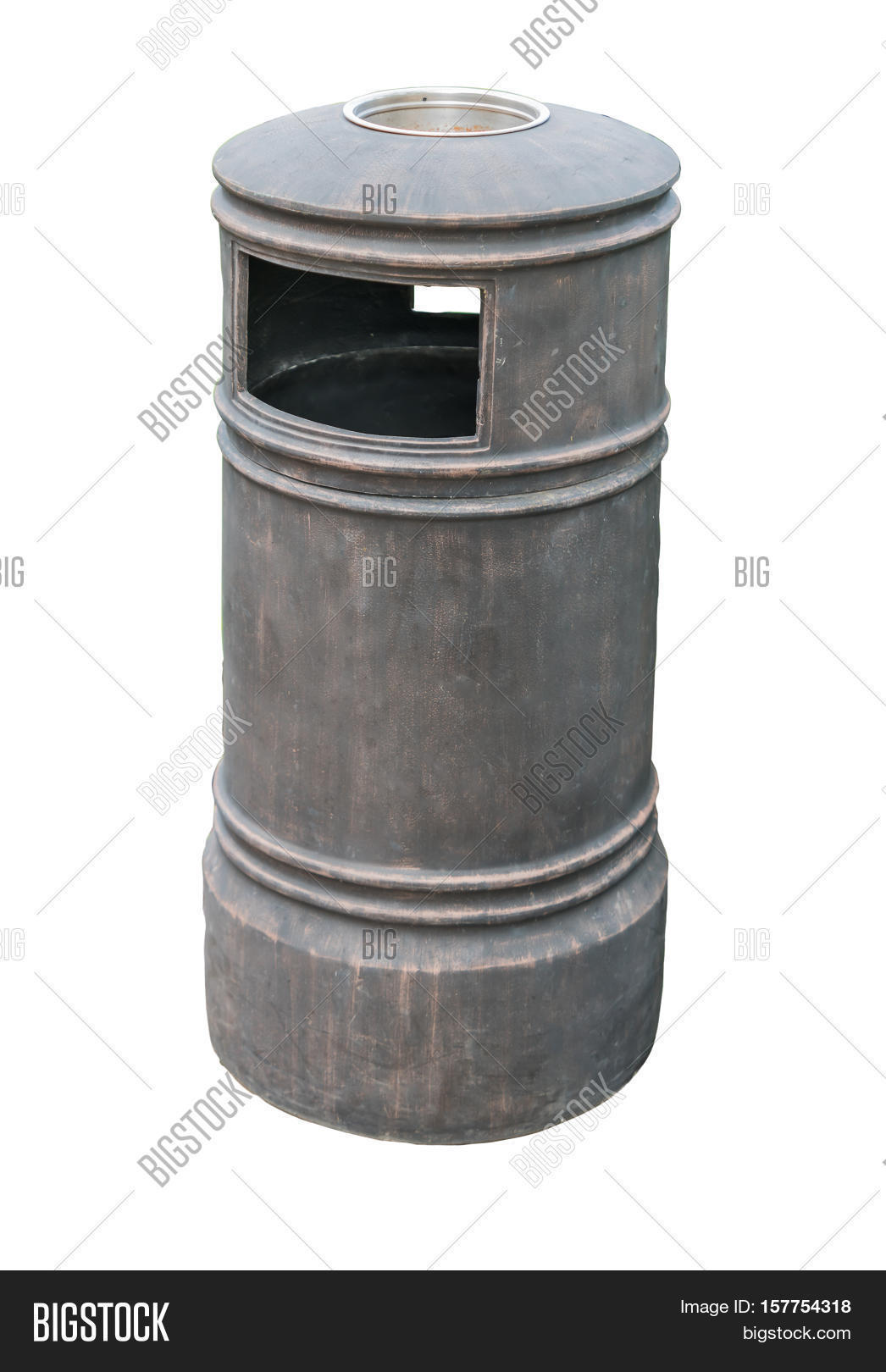 Trash Can Ash Tray Image & Photo (Free Trial) | Bigstock