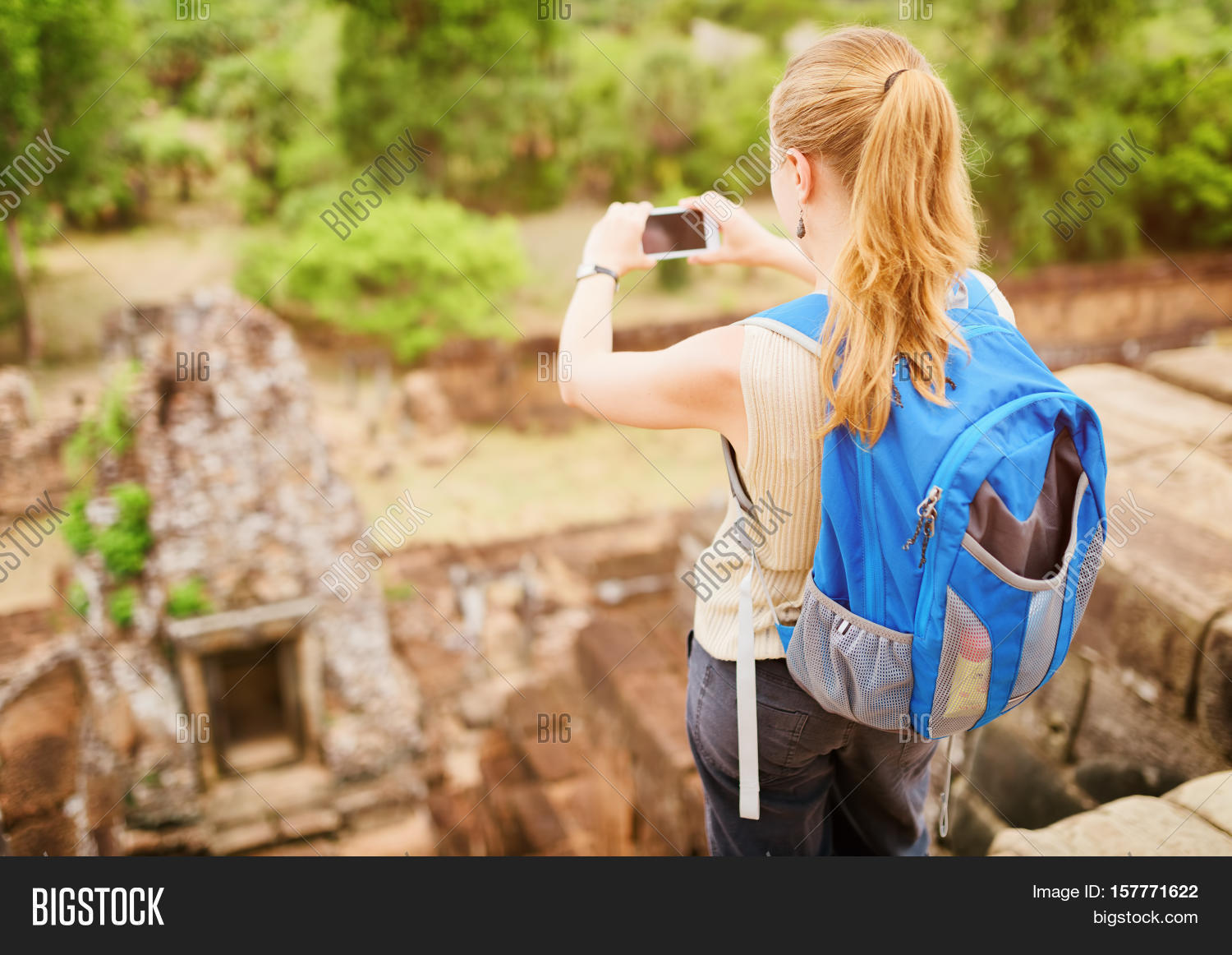 Tourist Taking Picture Image And Photo Free Trial Bigstock