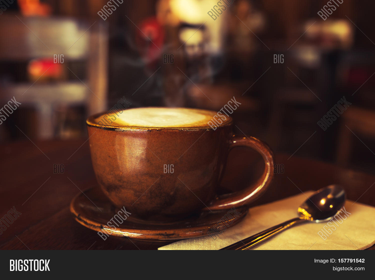 Cup Hot Coffee On Image & Photo (Free Trial) | Bigstock