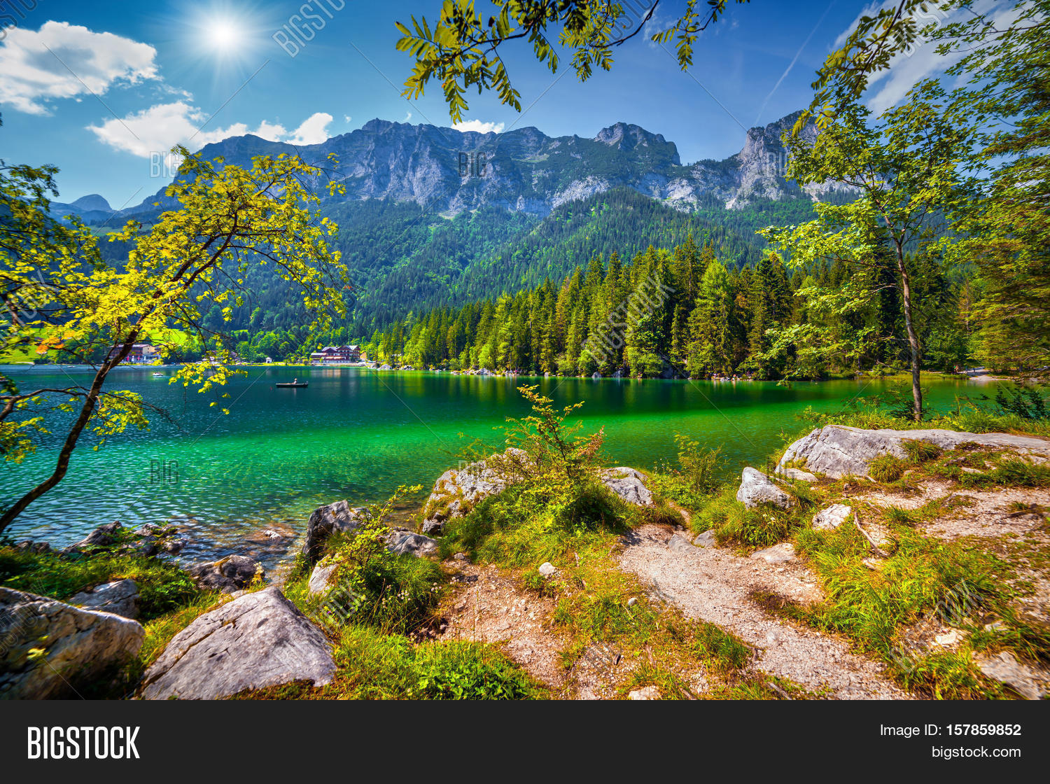 Sunny Summer Scene On Image & Photo (Free Trial) | Bigstock