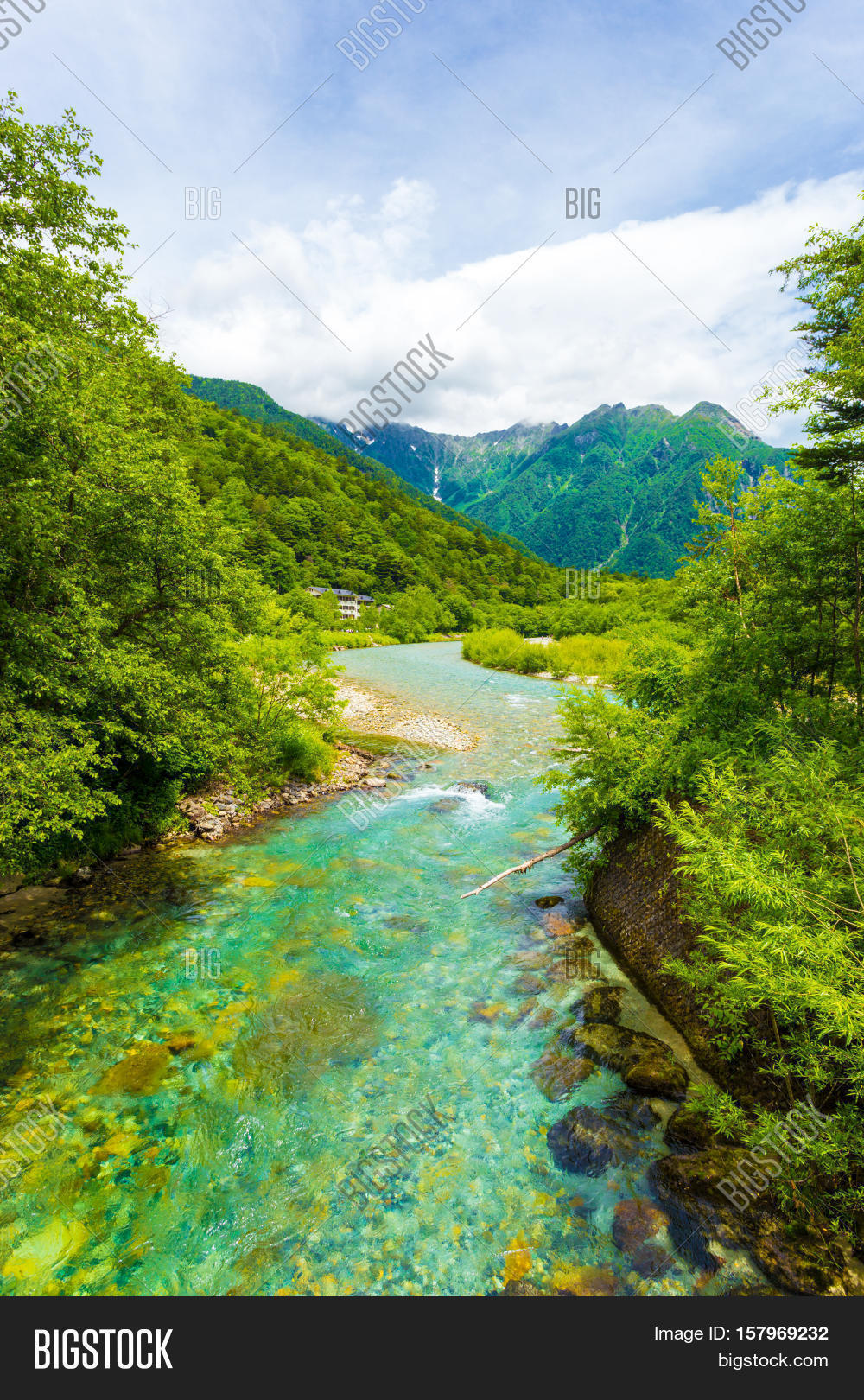 Kamikochi Azusa River Image & Photo (Free Trial) | Bigstock