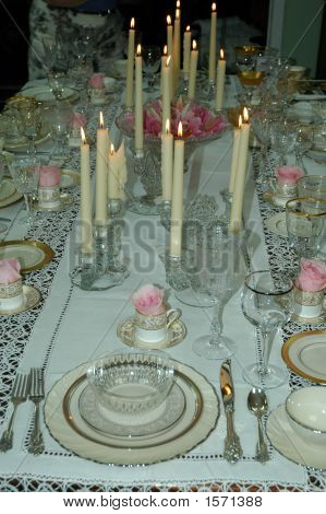 Fancy Table Setting Image & Photo (Free Trial) | Bigstock