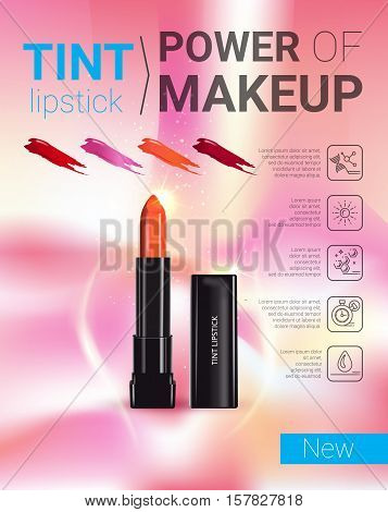 Tint Lipstick Ads. Vector & Photo (Free Trial) | Bigstock
