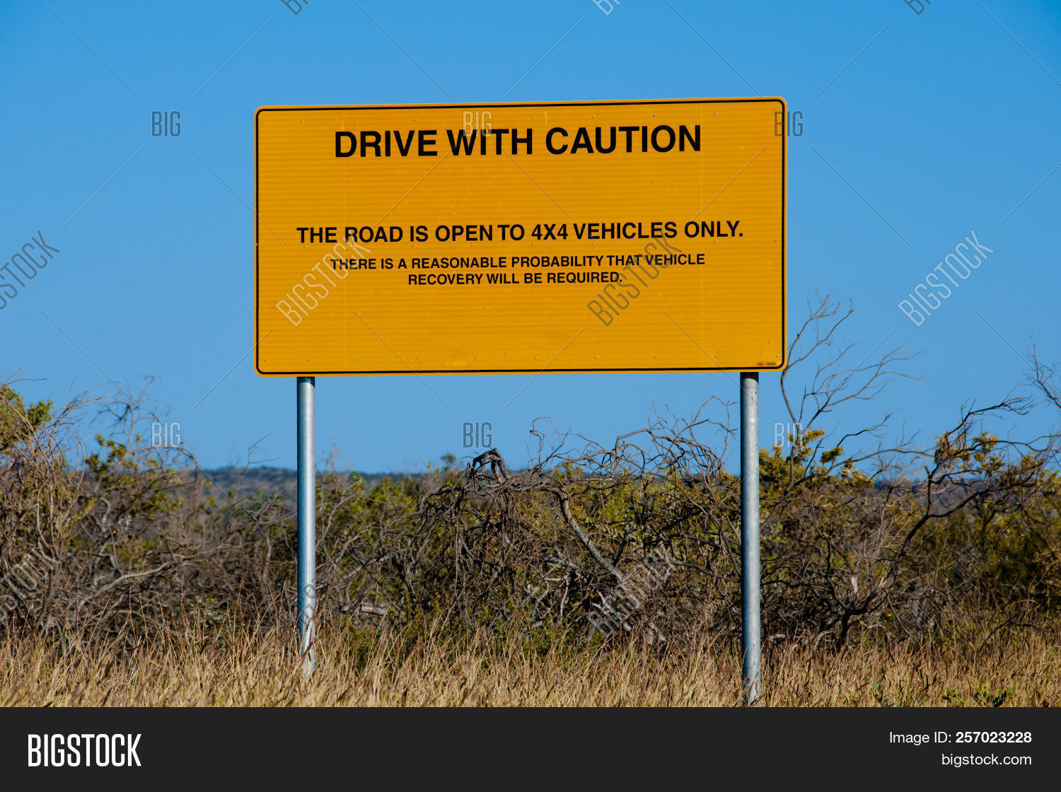 4x4 Vehicles Warning Image & Photo (Free Trial) | Bigstock