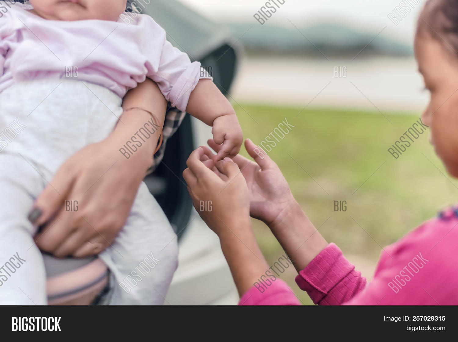 Closeup Hand Sister Image & Photo (Free Trial) | Bigstock