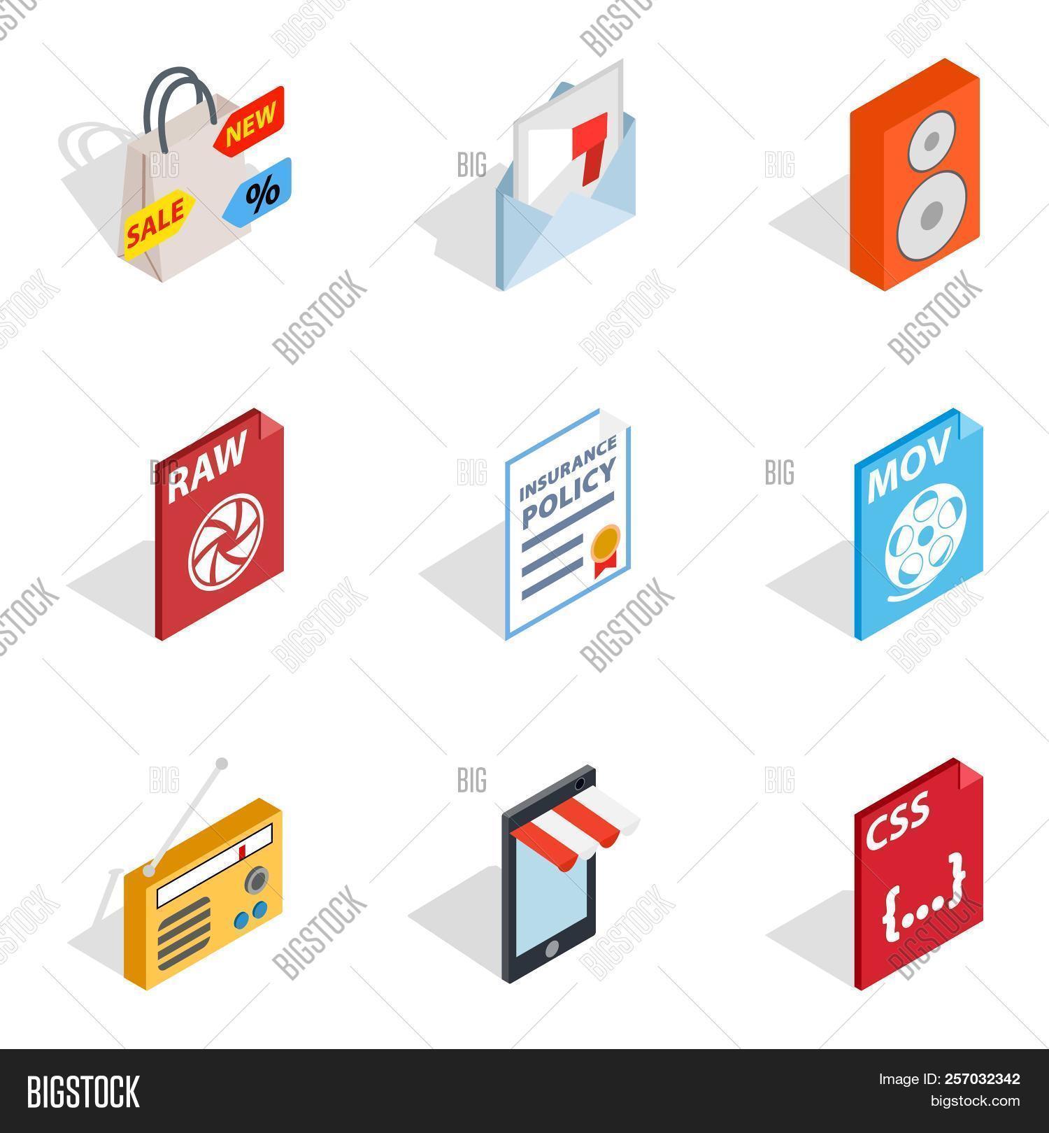 Web Novelty Icons Set Image & Photo (Free Trial) | Bigstock