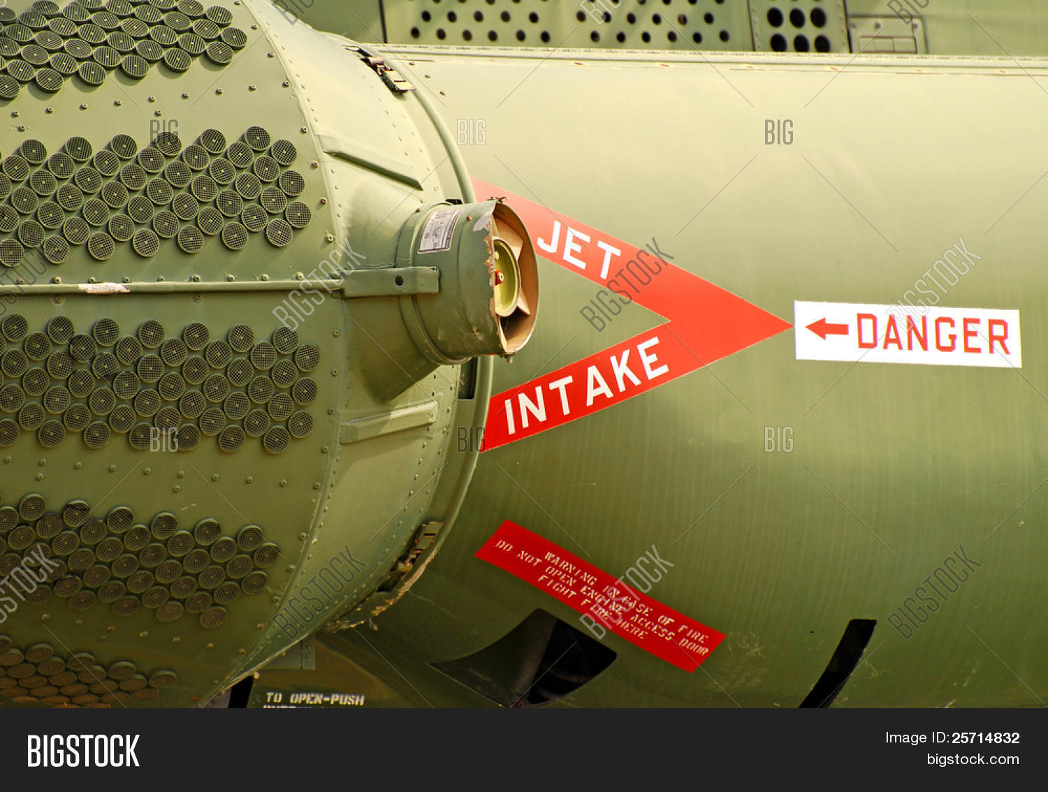Jet Intake Danger Sign Image & Photo (Free Trial) | Bigstock