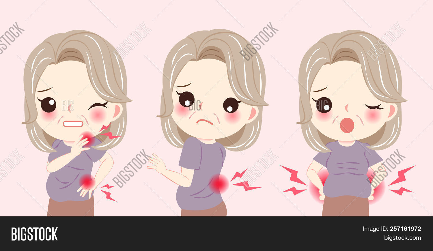 Woman Menopause Vector & Photo (Free Trial) | Bigstock