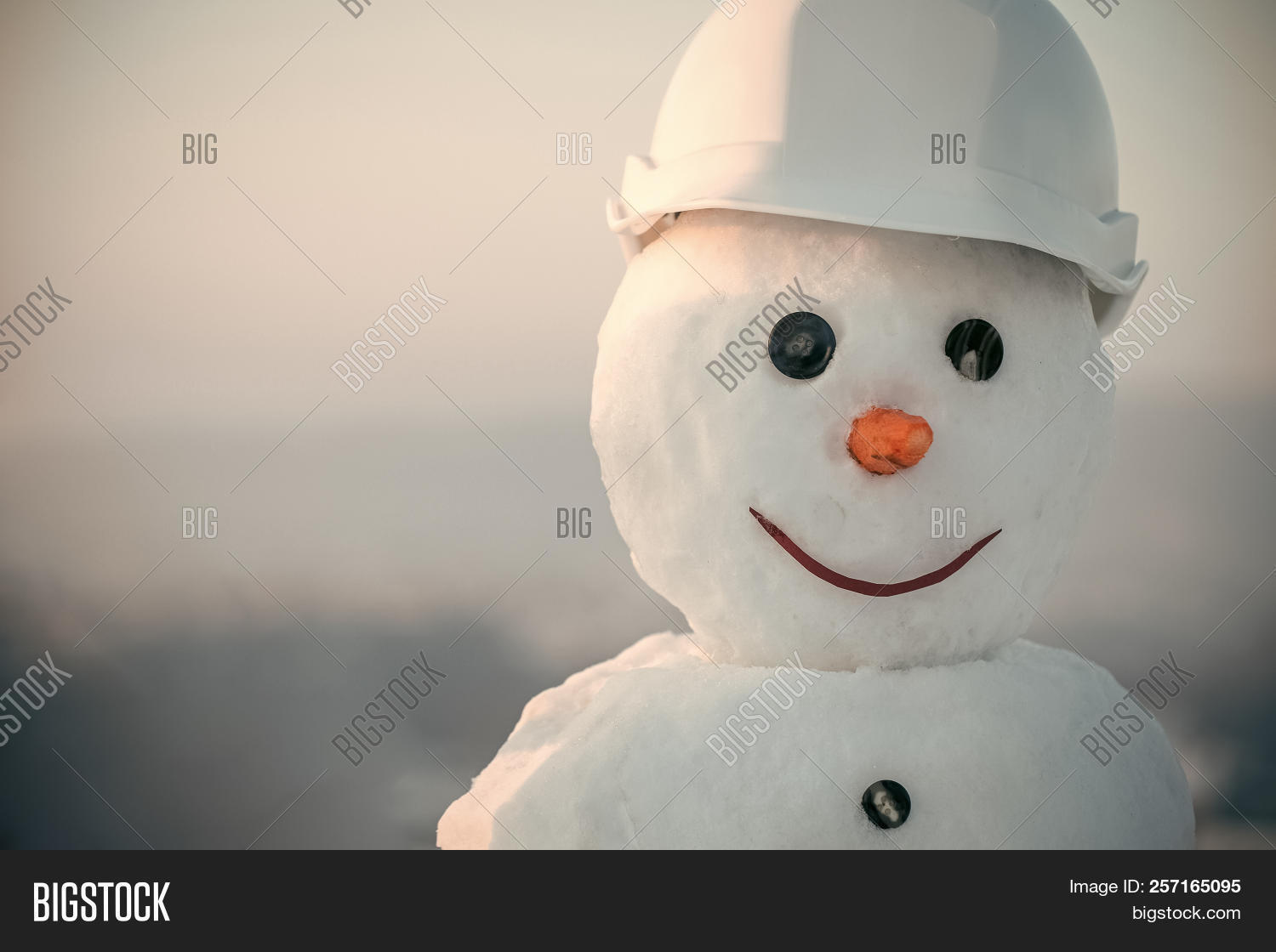 Snowman Builder Helmet Image & Photo (Free Trial) | Bigstock