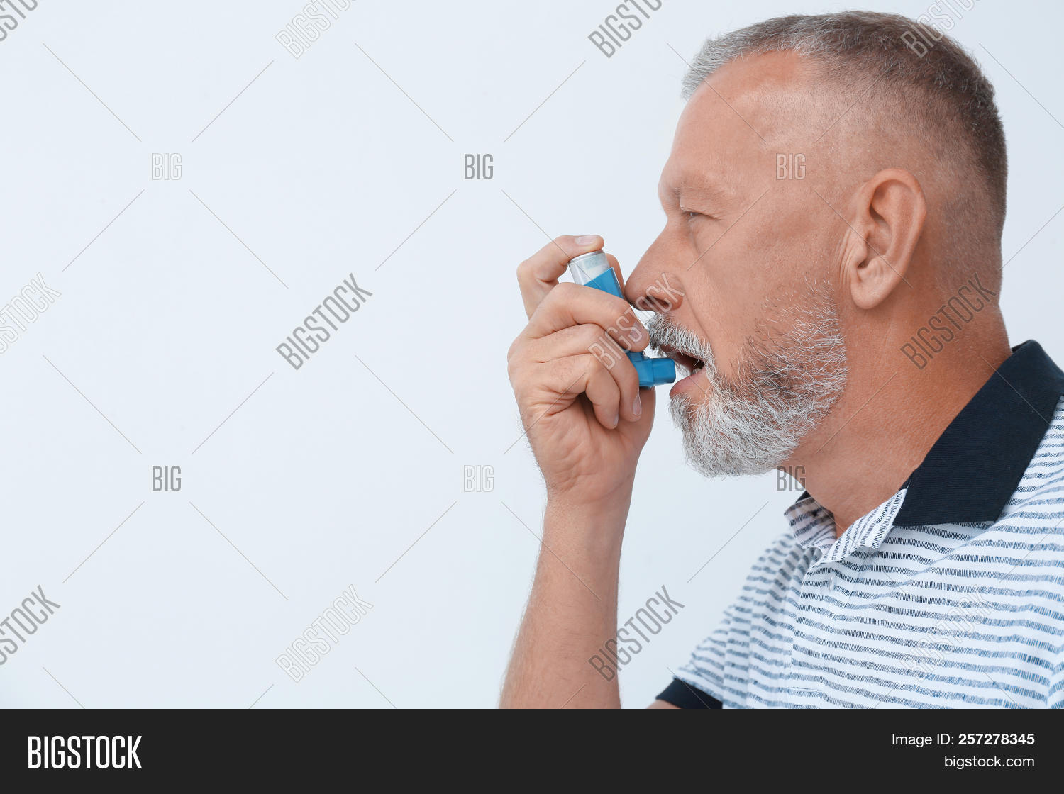 Man Using Asthma Image & Photo (Free Trial) | Bigstock
