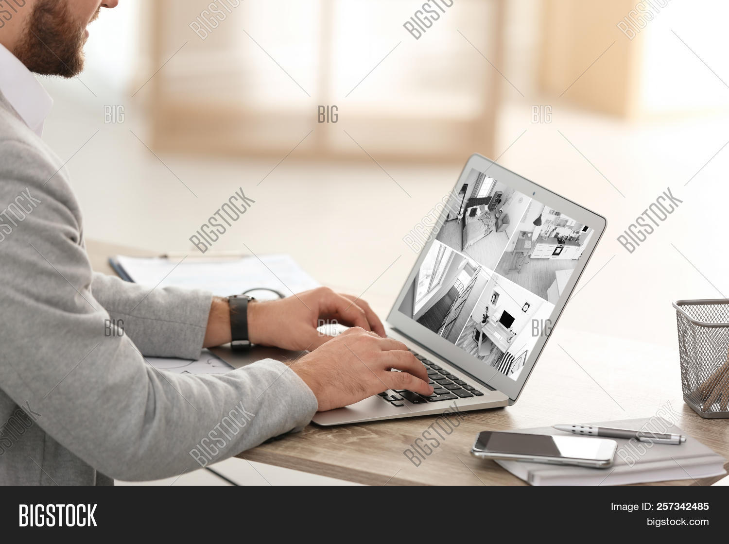 Man Using Laptop Image & Photo (Free Trial) | Bigstock