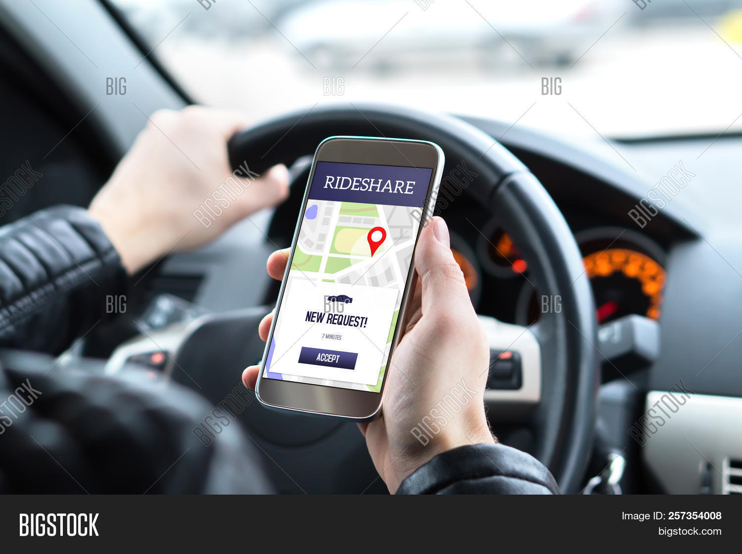 Ride Share Driver Car Image & Photo (Free Trial) | Bigstock