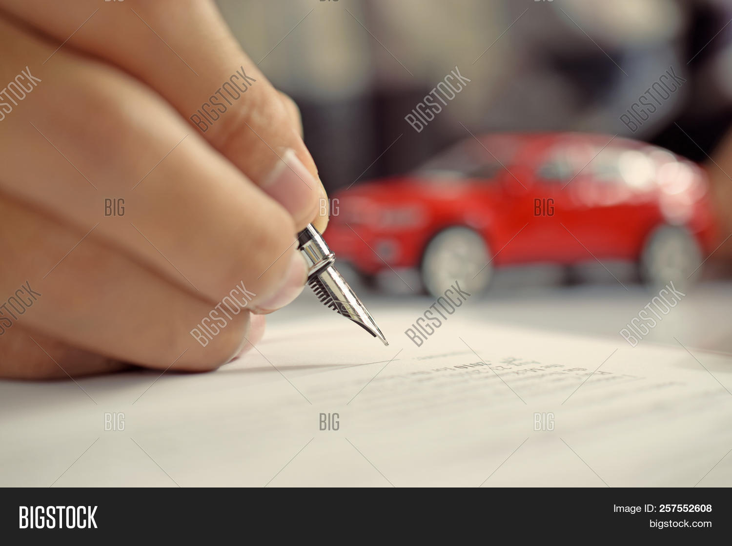 Man Signing Car Image & Photo (Free Trial) | Bigstock