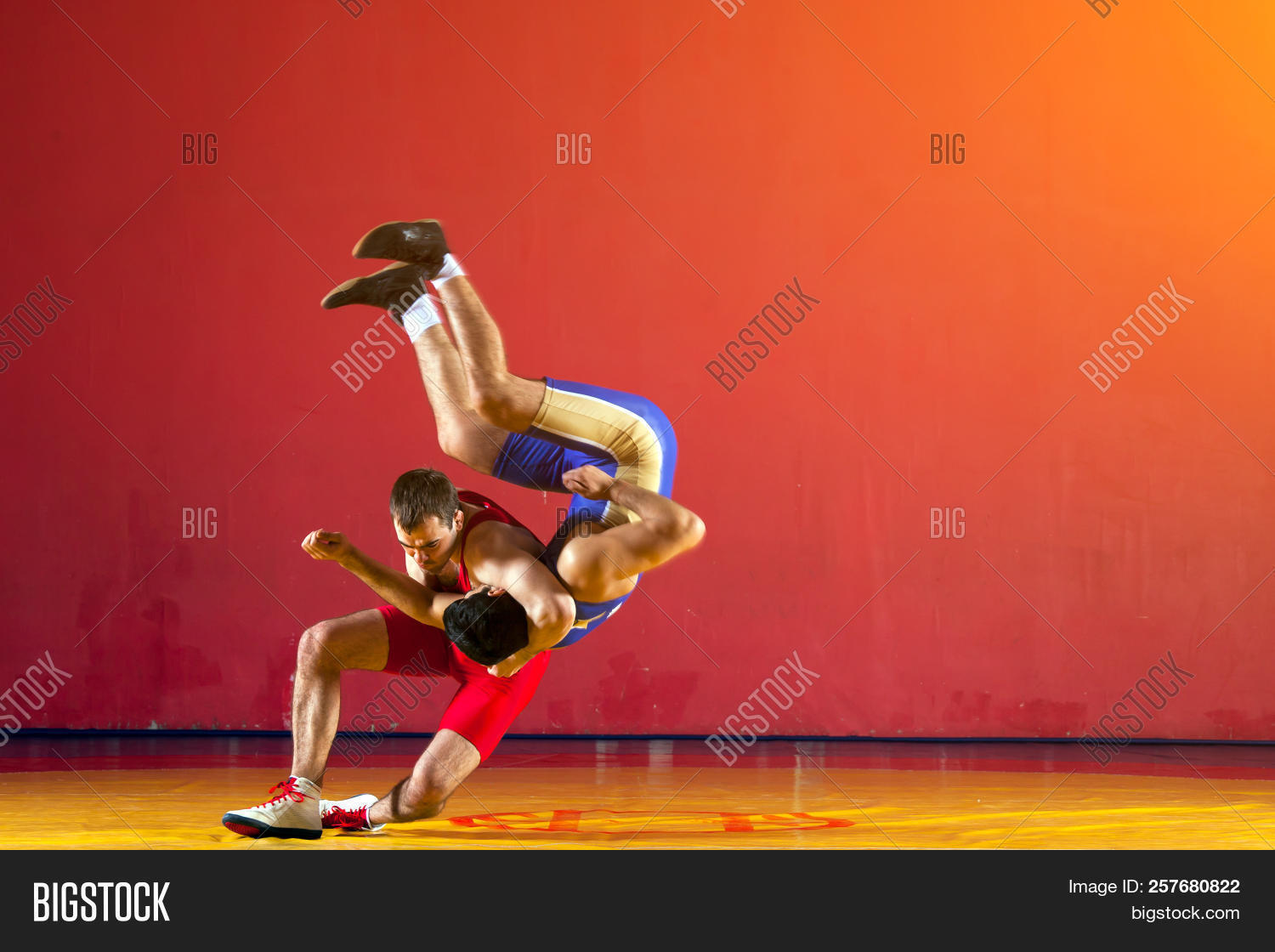 Two Strong Wrestlers Image & Photo (Free Trial) | Bigstock
