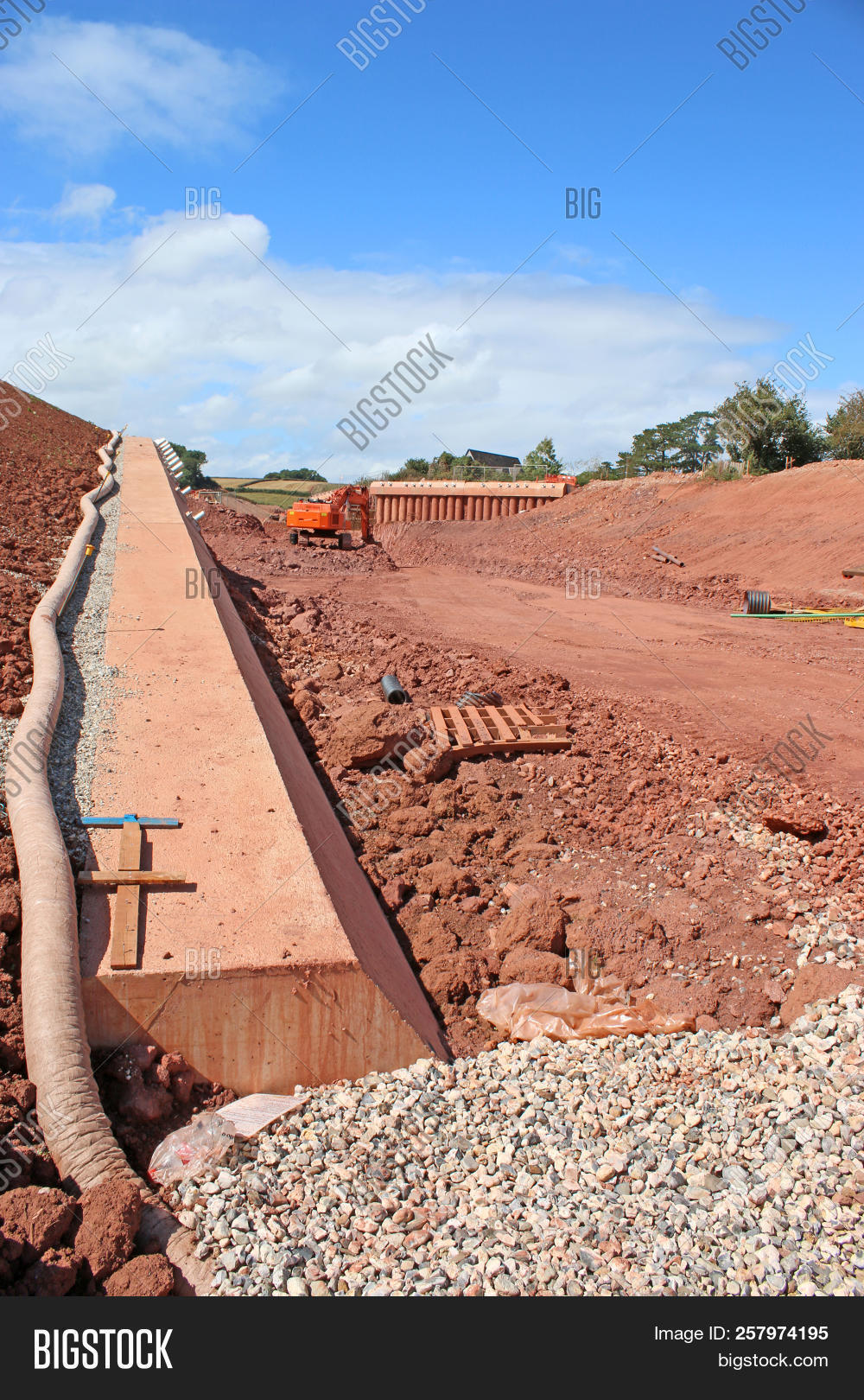 Concrete Kerb On Road Image & Photo (Free Trial) | Bigstock